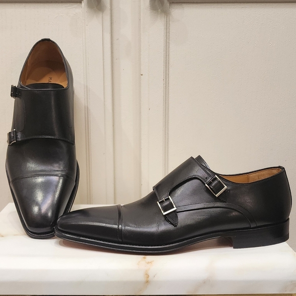 Magnanni | Shoes | Magnanni Black Oxfords With Sleek Design And ...